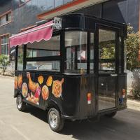 China Commercial Catering Electric Mobile Fried Chicken Combo Cart for Snacks and Beverages for sale