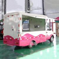 China Outdoor Fast Food Carts Crepe Food Truck with Snack Mobile Kitchen Cooking Equipments for sale