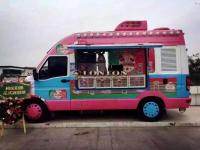 China Street Food Kiosk Coffee Cart with Full Kitchen and Chiller Freezer Machine for sale
