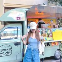 China Food Cart Beverage Vending Cart Outdoor Mobile Fast Food Trailer for Customized Mobile for sale