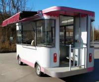China 110v/220v Electric Vendor Carts Hot Dog Mobile Food Truck with Soybean Material for sale