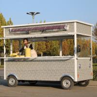 China 110v/220v Electric Vendor Carts Hot Dog Mobile Food Truck with Soybean Material for sale