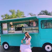 China Kebab Trailer Crepe Cart Customized Mobile Coffee Pizza Trailer for Commercial Sales for sale