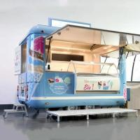China 1.5KW-4.5kw Mini Stainless Steel Mobile Hotdog Fast Food Cart for sale