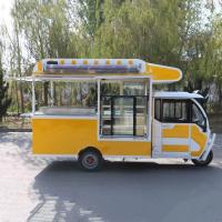 China 2023 Electric Mobile Hamburger Fried Chicken Steak Brochette Food Drinks Tricycle Truck for sale