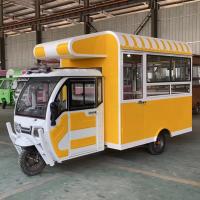 China 2023 Electric Mobile Hamburger Fried Chicken Steak Brochette Food Drinks Tricycle Truck for sale