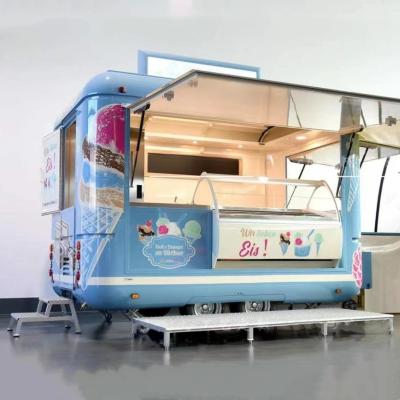 China Fully Equipped Concession Street Mobile Food Truck for Multifunctional Fast Food Trailer for sale