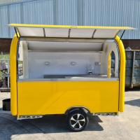 China Vacuum Tire Mobile Food Trailer Multifunctional Electric Churros Cart for Purchase for sale