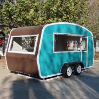 China Vacuum Tire Mobile Food Trailer Multifunctional Electric Churros Cart for Purchase for sale