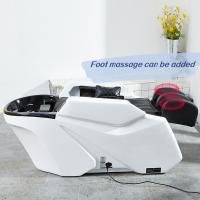 China Barbershop Dedicated Electric Massage Shampoo Bed with Whole Body Heating Fumigation for sale