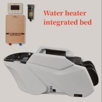China Barbershop Dedicated Electric Massage Shampoo Bed with Whole Body Heating Fumigation for sale