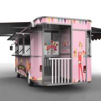 China Multifunctional Clothing Shop Truck with External Power Supply and Stainless Steel for sale