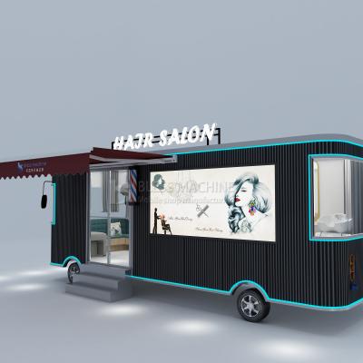 China Customized Multi-functional Mobile Shop Barber Car Food Truck with Soybean Raw Material for sale