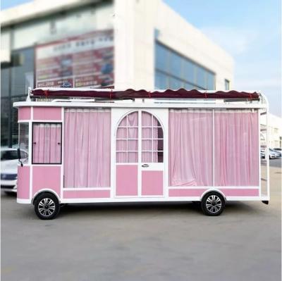 China Electric Mobile Hair Salon Barber Shop Dresser Van Truck Trailer Boutique Cart for 1000kg for sale
