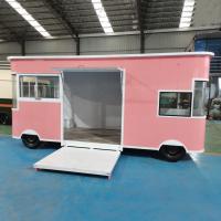 China 2023 Electric Mobile Hair Cut Salon Barber Shop Dresser Van Truck Trailer Boutique Cart for sale