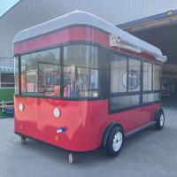 China 4wheels Outlet Customized Fruit Salad Beverage Coffee Milk Tea Beer Ice Cream Trailer for sale