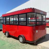 China 4wheels Outlet Customized Fruit Salad Beverage Coffee Milk Tea Beer Ice Cream Trailer for sale