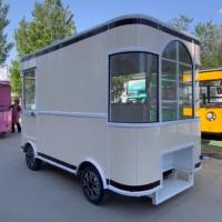 China Moving Mode Battery Driven Electric Mobile Hair Salon Barber Hairdresser Shop Trailer for sale