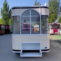 China Moving Mode Battery Driven Electric Mobile Hair Salon Barber Hairdresser Shop Trailer for sale