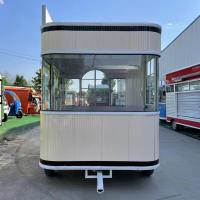 China Moving Mode Battery Driven Electric Mobile Hair Salon Barber Hairdresser Shop Trailer for sale