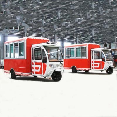 China Outlet Multipurpose Mobile Electric Fast Food Snack Tricycle with 1000kg Capacity for sale