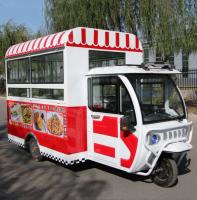 China Outlet Multipurpose Mobile Electric Fast Food Snack Tricycle with 1000kg Capacity for sale
