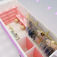 China 2022 Electric Mobile T-show Clothing Make Up Modelling Van Truck Trailer for Outlet for sale