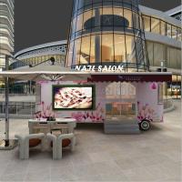 China Beauty Salon Truck for Mobile Cosmetology Hairdressing Manicure Massage and Pedicure for sale