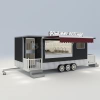 China Conveniently Equipped Mobile House Cottage Food Snack Tow Trailer with Toilet and Bed for sale