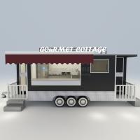 China Conveniently Equipped Mobile House Cottage Food Snack Tow Trailer with Toilet and Bed for sale