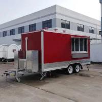 China Conveniently Equipped Mobile House Cottage Food Snack Tow Trailer with Toilet and Bed for sale
