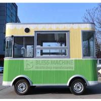 China Outdoor Snack Machines Electric Food Cart with 2000W Power and 220-480V Voltage for sale