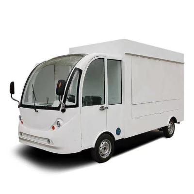 China Most Practical Fast Food Snack Catering Electric Mobile Van Truck for Dairy Products for sale