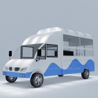 China Most Practical Fast Food Snack Catering Electric Mobile Van Truck for Dairy Products for sale
