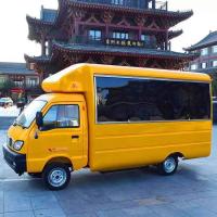 China Most Practical Fast Food Snack Catering Electric Mobile Van Truck for Dairy Products for sale