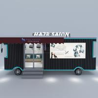 China 2022 Flour-Based Electric Mobile Hair Cut Salon Van for Meat Processing Plants Outlet for sale