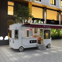 China 85kms per hr Machinery Function Leisure Fast Food Equipment Mobile Catering Van Trailer for sale