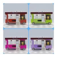 China 85kms per hr Machinery Function Leisure Fast Food Equipment Mobile Catering Van Trailer for sale