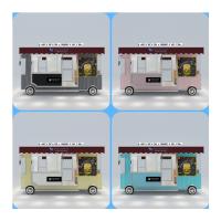 China 85kms per hr Machinery Function Leisure Fast Food Equipment Mobile Catering Van Trailer for sale
