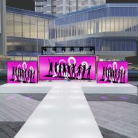 China Outlet Electric Mobile T-show Clothing Shoes Bag Shawl Make Up Modelling Van Truck Trailer for sale