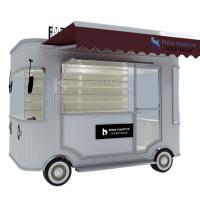 China Universal Electric Mobile Commodity Shop Van Truck Trailer Cart Galvanized Steel for sale