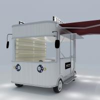 China Universal Electric Mobile Commodity Shop Van Truck Trailer Cart Galvanized Steel for sale