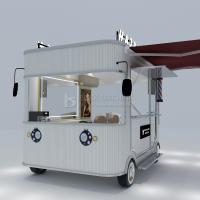 China Material Electric Mobile Hair Cut Shave Perm Style Salon Barber Shop Van Truck Trailer for sale