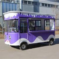 China Multipurpose Electric Mobile Fast Food Snack Beverage Catering Van Truck Kiosk Cart for sale