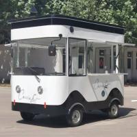 China Multipurpose Electric Mobile Fast Food Snack Beverage Catering Van Truck Kiosk Cart for sale