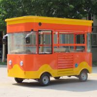 China Multipurpose Electric Mobile Fast Food Snack Beverage Catering Van Truck Kiosk Cart for sale