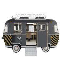China 1000kg Stainless Steel Electric Mobile Hair Cut Salon Barber Shop Van Truck Trailer for sale