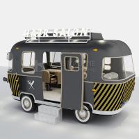 China 1000kg Stainless Steel Electric Mobile Hair Cut Salon Barber Shop Van Truck Trailer for sale