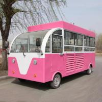 China Outdoor Street Food Cart Electric Mobile Fast Food Snack Catering Bus Boutique Truck for sale