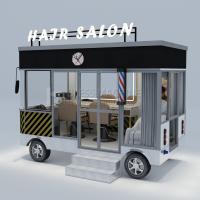 China 3.0kw Electric Mobile Hair Cut Salon Barber Shop Style Design Perm Van Truck Trailer Cart for sale